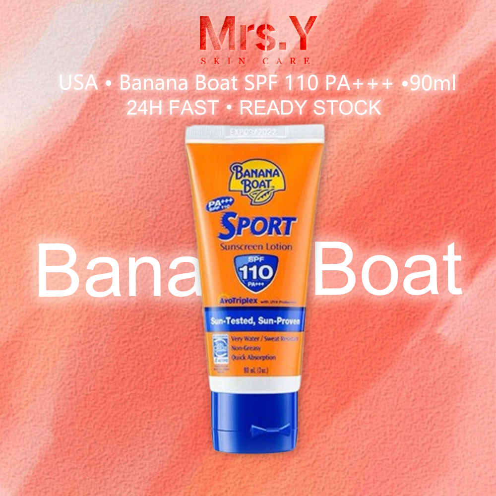 Ready Stock ️Banana Boat Sport Sunscreen SPF110 90ml Travel Size Face ...