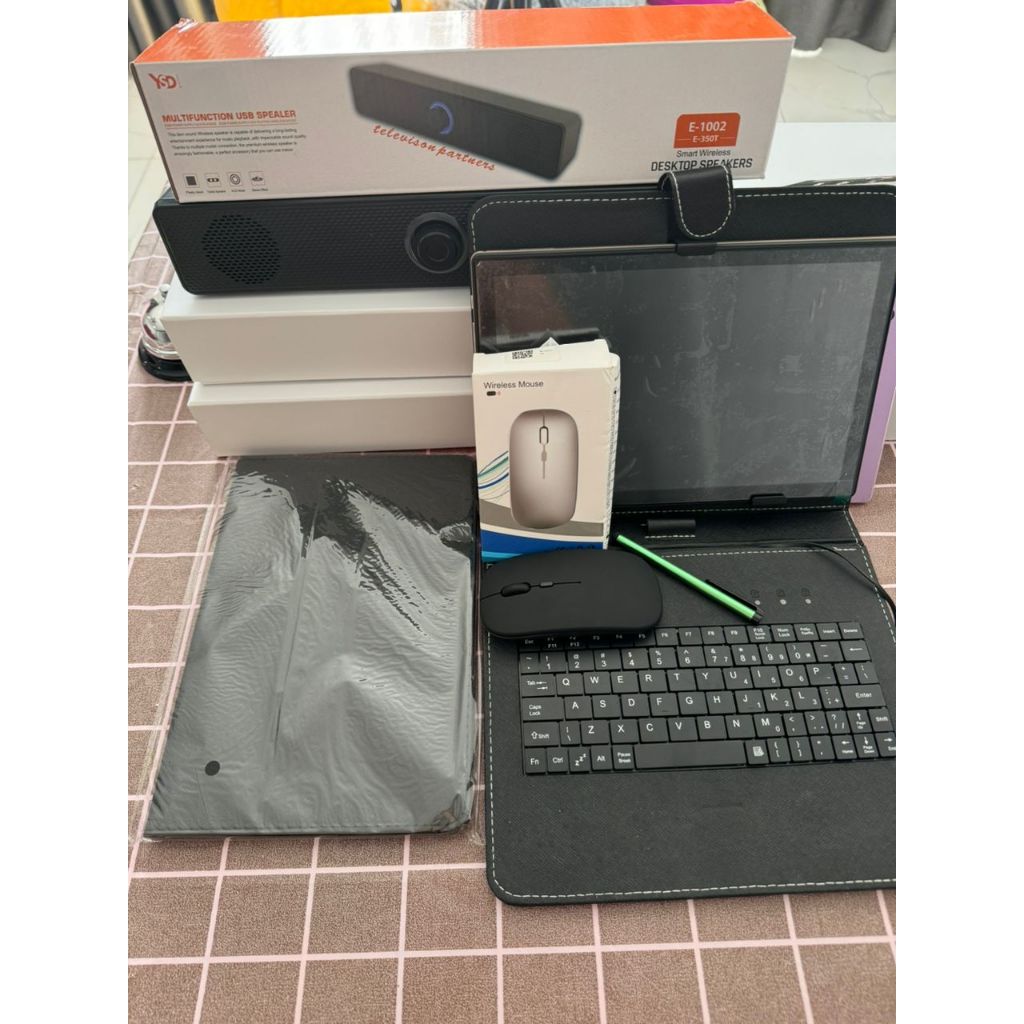 Tab king Set free keybort mouse specker two set! | Shopee Malaysia