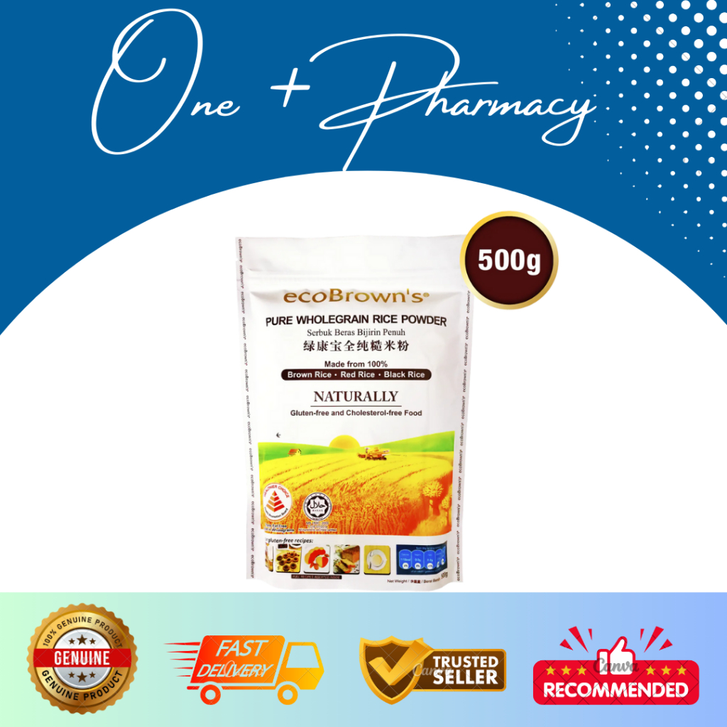 Ecobrown's wholegrain rice powder 500g | Shopee Malaysia