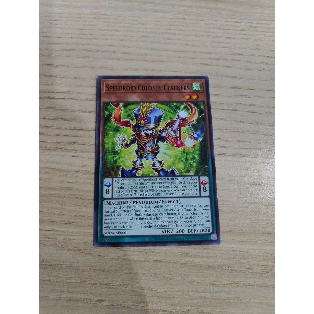 Yugioh: SUDA-AE006 Speedroid Colonel Clackers (COMMON) | Shopee Malaysia