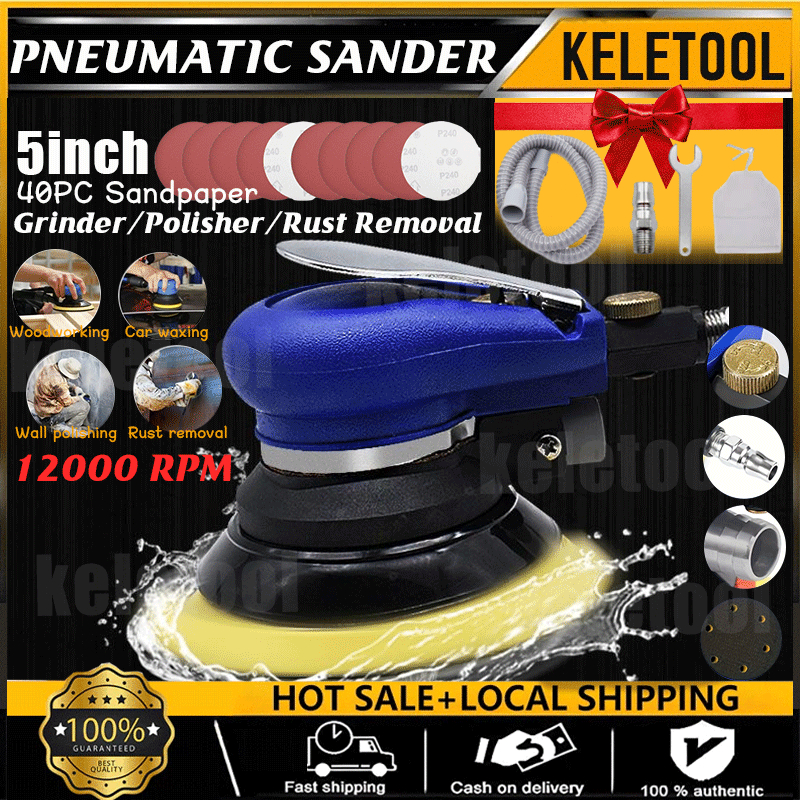 mesin sanding kertas pasir car air sander machine air sander pneumatic ...