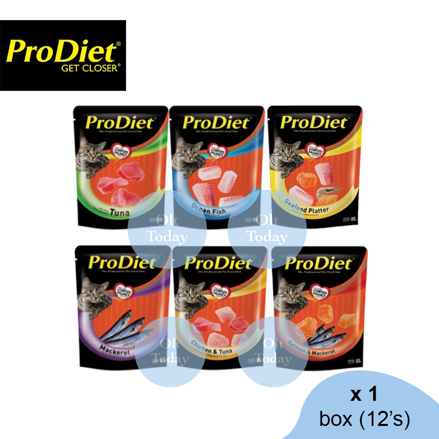 ProDiet 85g Wet Cat Food x 12 packs [makanan kucing] | Shopee Malaysia