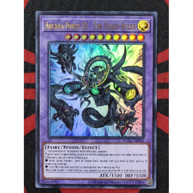 YUGIOH KONAMI SUDA-AE034 Arcana Force EX - The Chaos Ruler (Super Rare ...