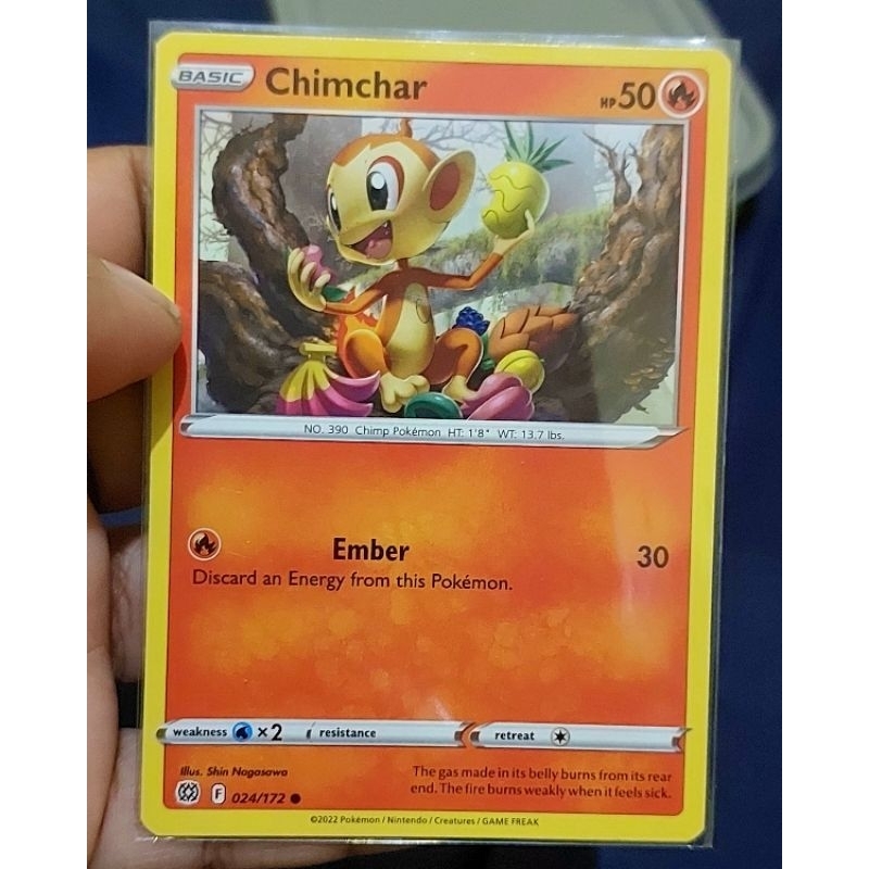 Pokemon TCG : Chimchar Card | Shopee Malaysia