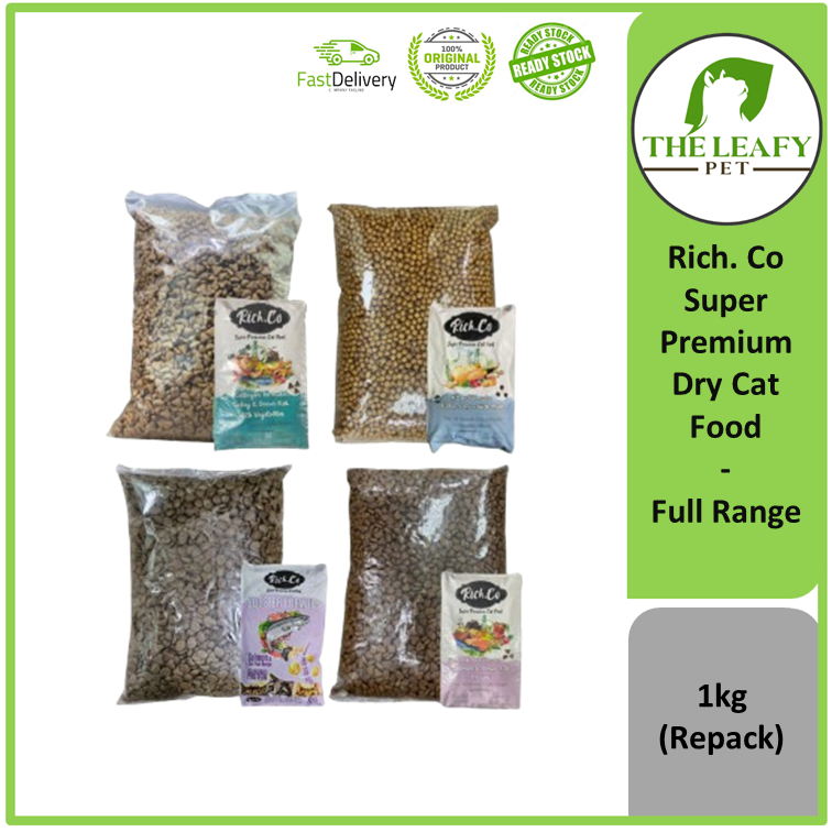Rich.Co Super Premium Dry Cat Food -Turkey Ocean Fish / Salmon Ocean ...