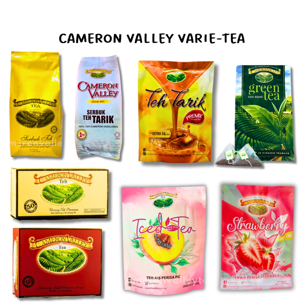 Cameron Valley VarieTea Serbuk Teh | Teh Tarik | Peach Tea | Green Tea ...