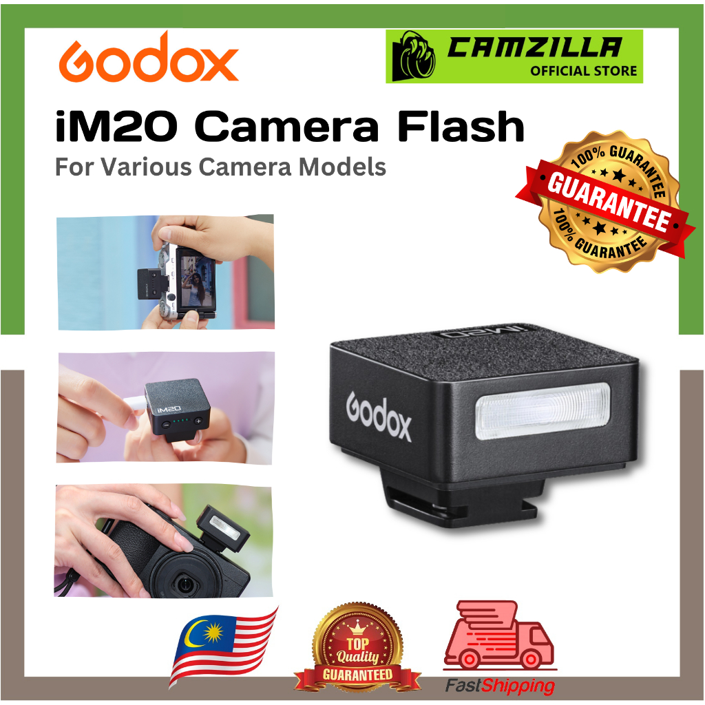 Godox iM20 iFlash Camera Flash for Canon Sony Nikon Fuji Panasonic ...