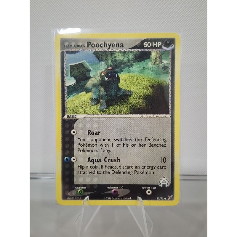 2004 Team Aqua's Poochyena Card (Rare) | Shopee Malaysia