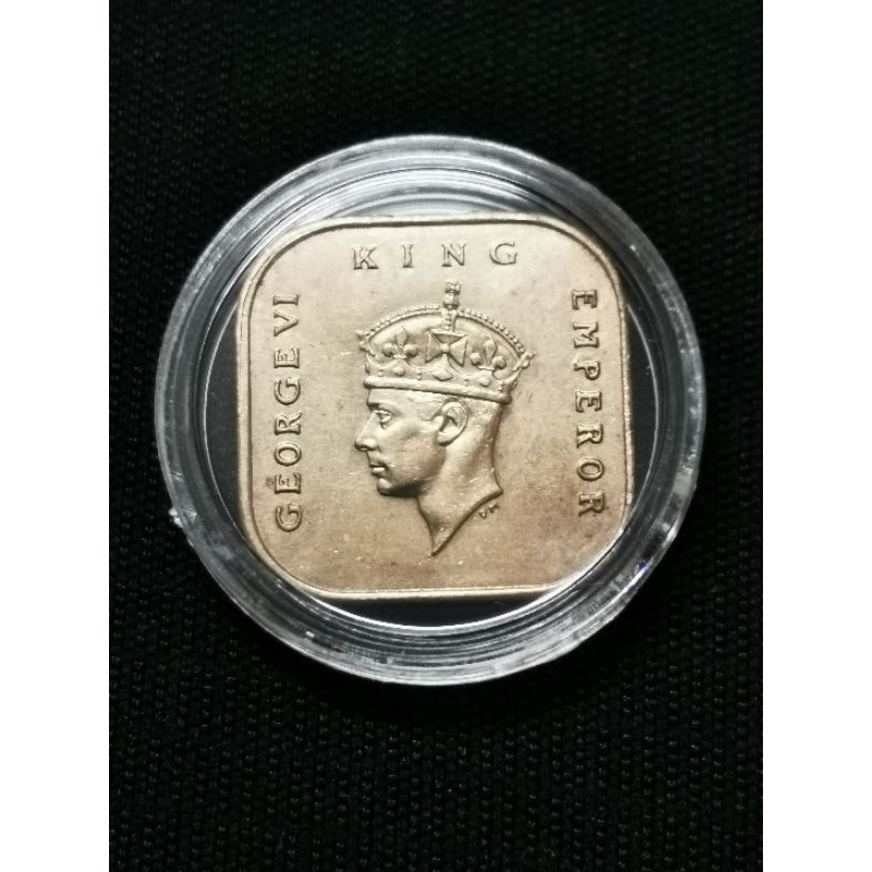 Offer Coin Malaya 1943 1 cent King George Vl (Clened) Free Case Seperti ...