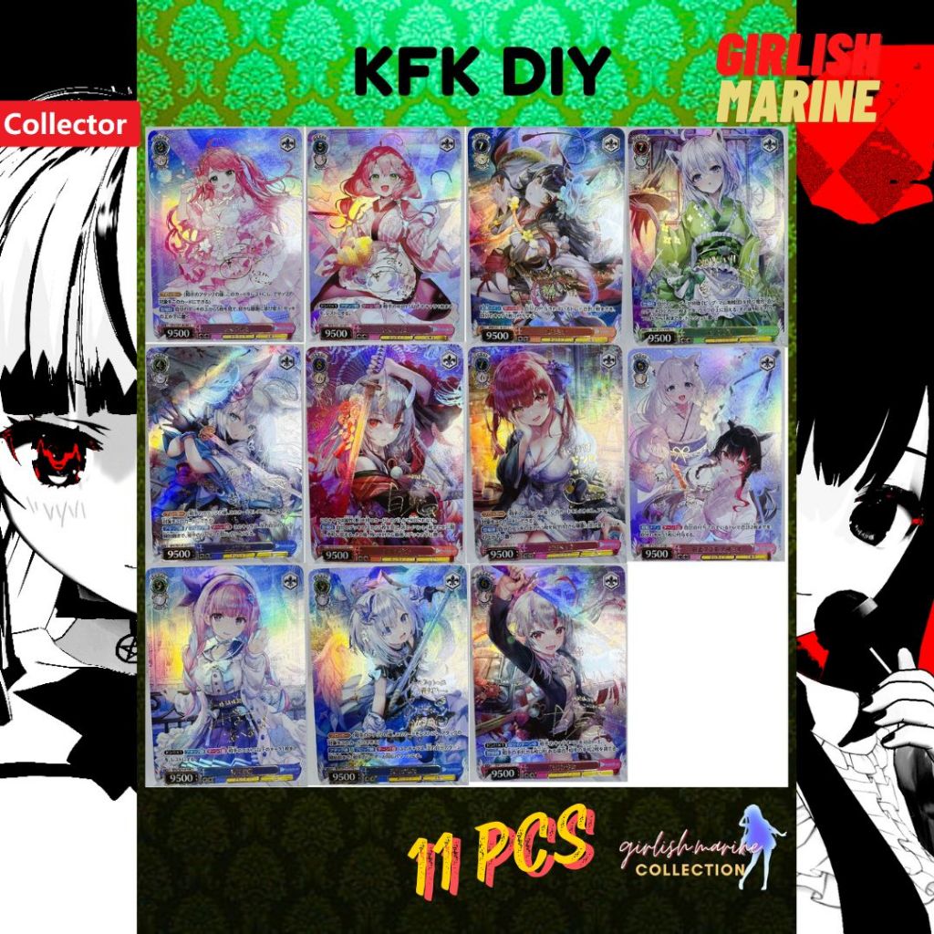 [DIY CARD][KFK] DIY custom ANIME card HOLOLIVE-W0122 | Shopee Malaysia