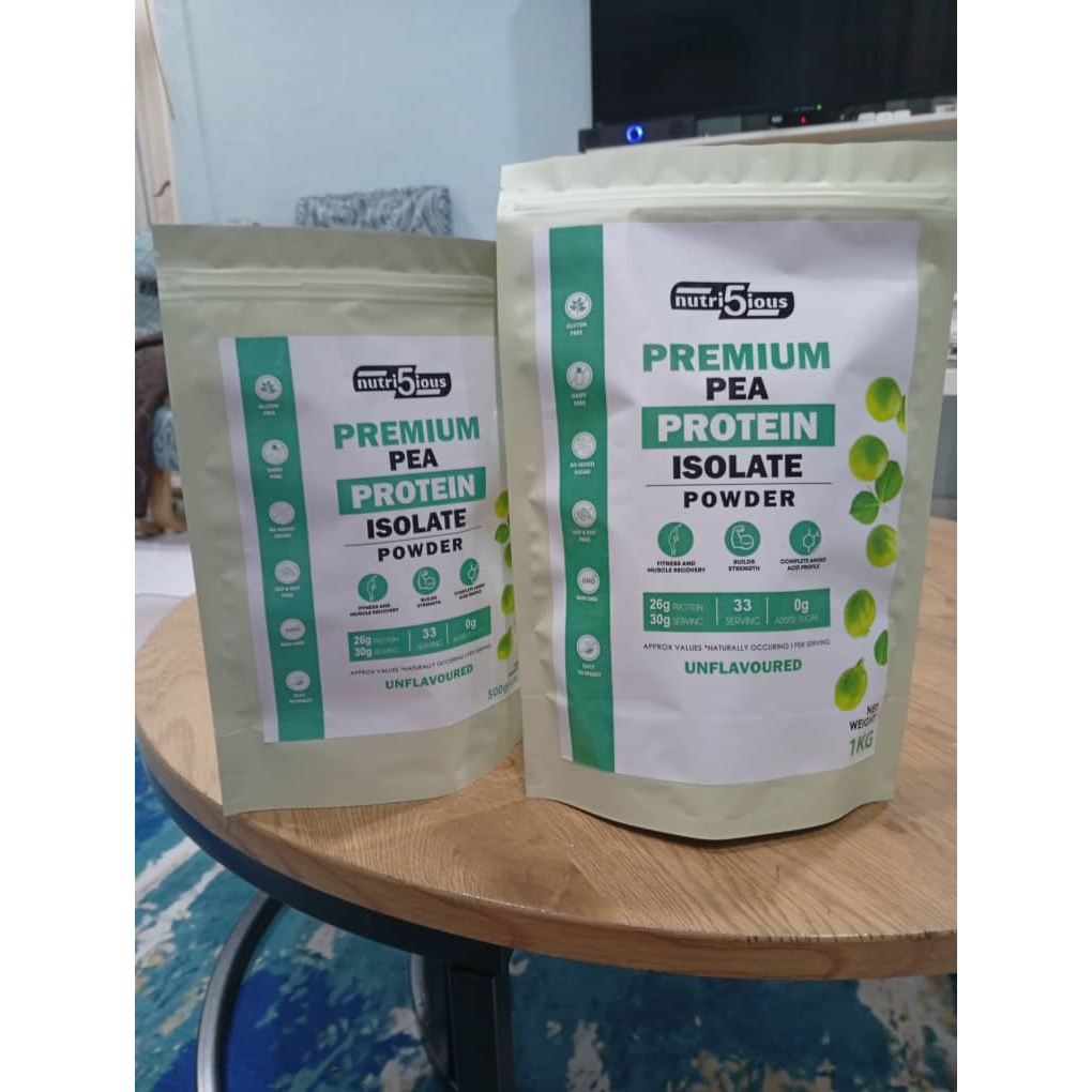 Premium Pea Protein Isolate Powder 500g & 1kg (HALAL) | Shopee Malaysia