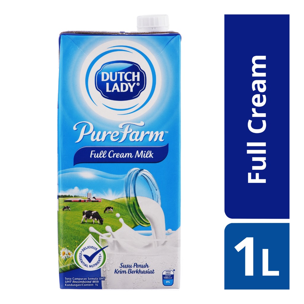 Dutch Lady Full Cream UHT Milk 1 Liter | Shopee Malaysia