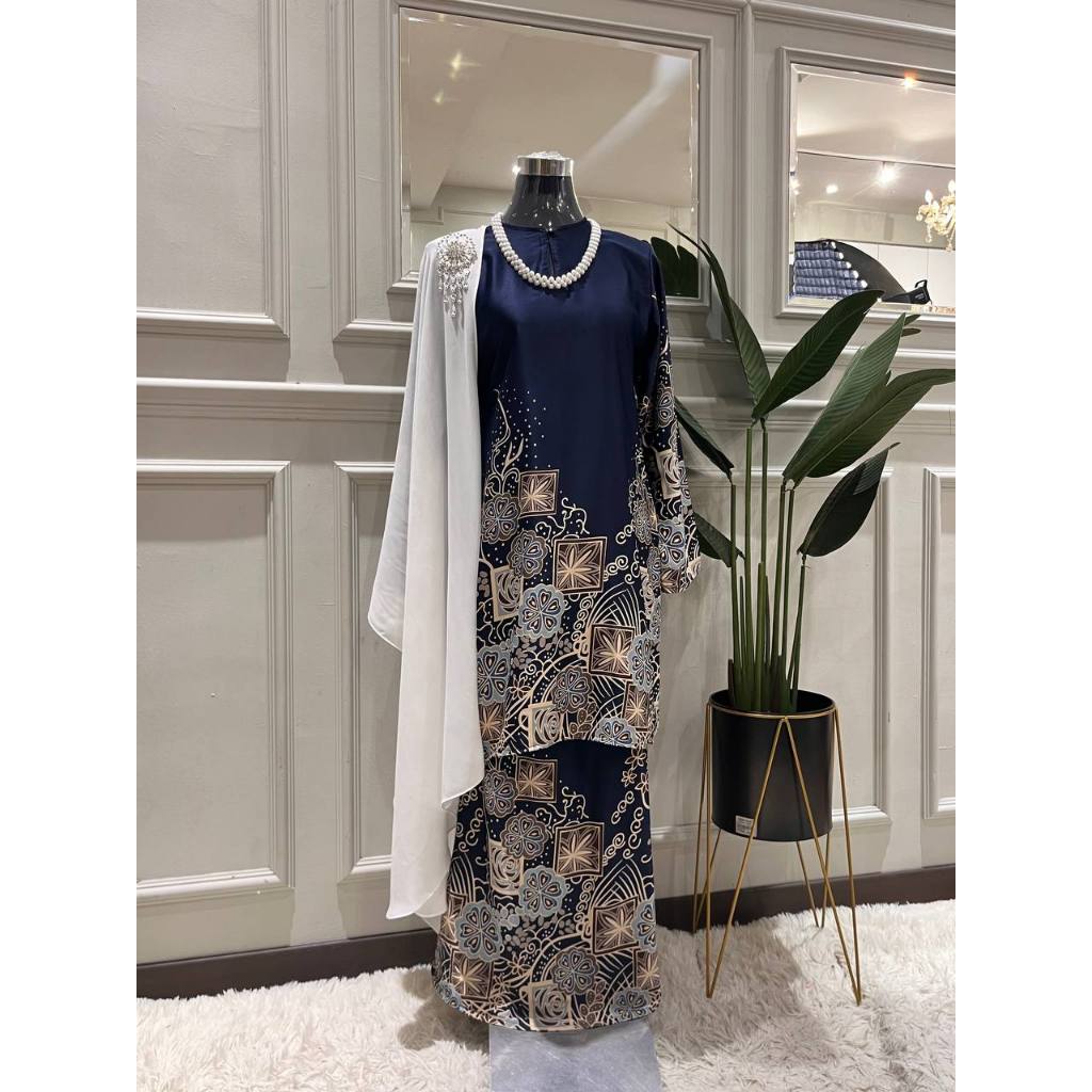 KURUNG MODEN BATIK LAYLI (BATIK MALAYSIA) - KURUNG BATIK MURAH | Shopee ...