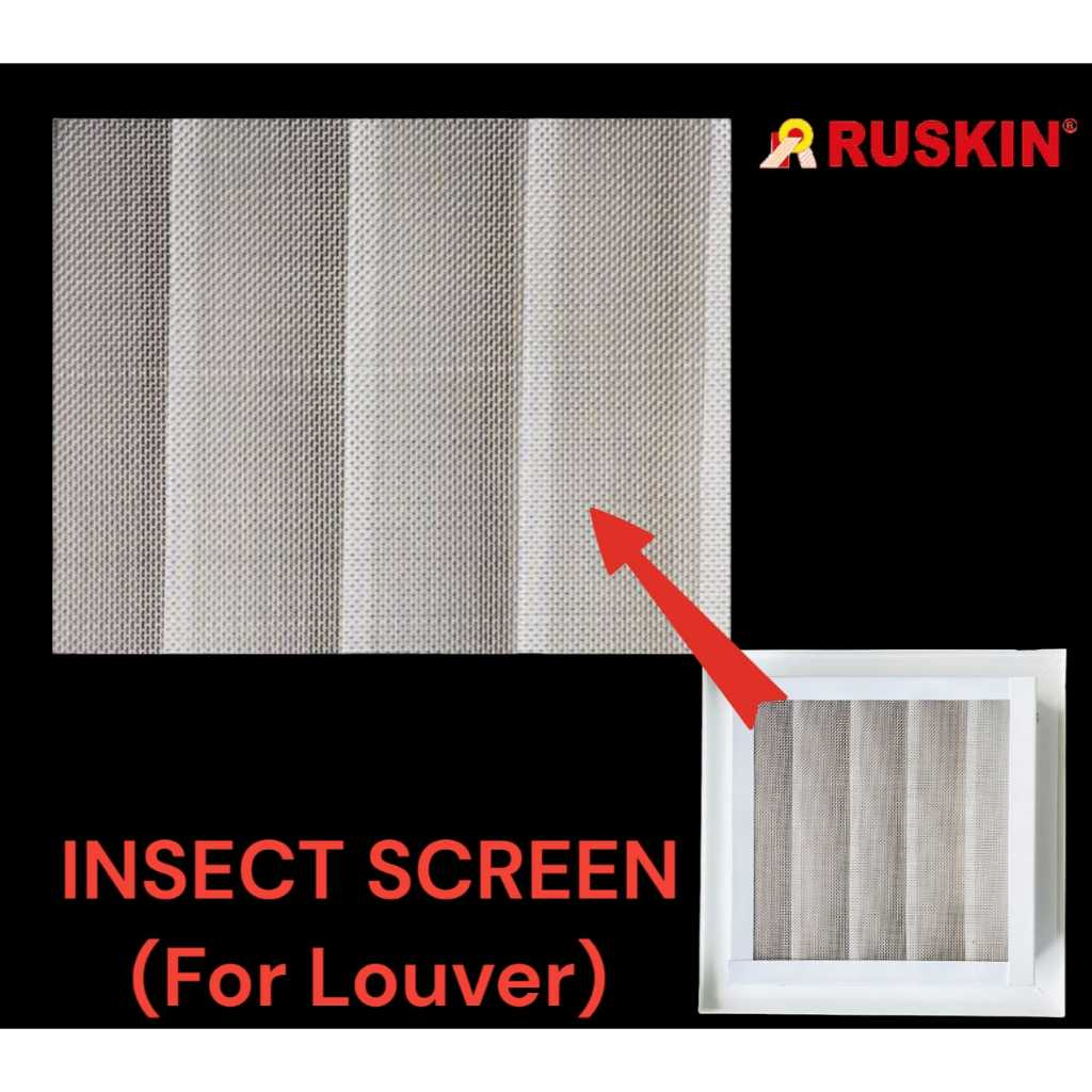 LOUVER C/W INSERT SCREEN (ALUMINUM) & C/W WIRE MESH (Galvanized Iron ...