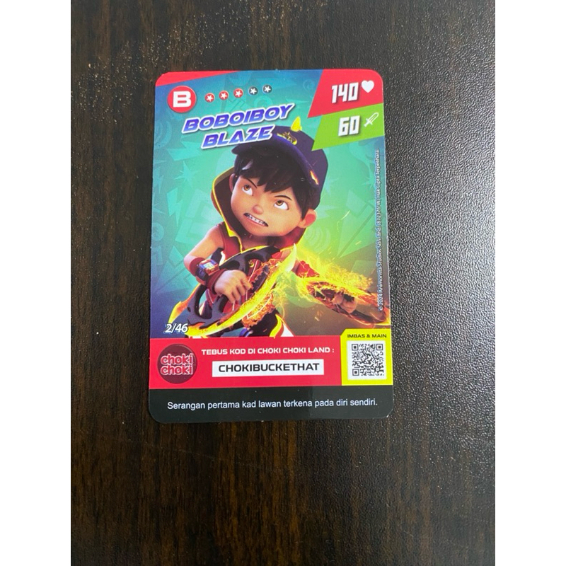 Monsta Galaxy Card Boboiboy Choki Choki | Shopee Malaysia