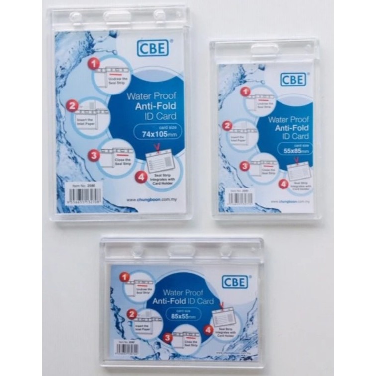 CBE ID Card Holder Transparent 2591 - 55mm x 85mm | Shopee Malaysia