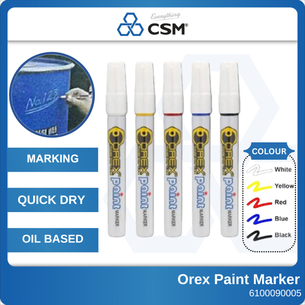 Orex Paint Marker Marking Label 1 Piece | Shopee Malaysia
