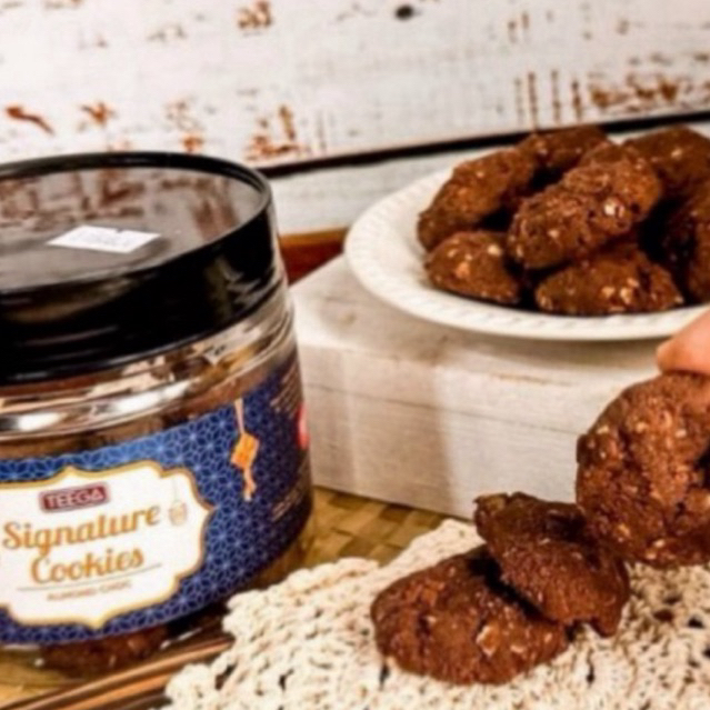 TEEGA Signature Almond Chocolate Cookies Crispy Chip Biskut Rangup 240g ...