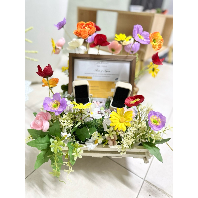 Hantaran kahwin/ nikah /bunga kahwin siap gubah | Shopee Malaysia