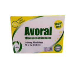 AVORAL EFFERVESCENT GRANULES URINARY ALKALINE 12'SX4G(EXP:5/2025 ...