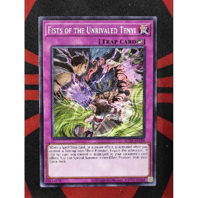 YUGIOH KONAMI SUDA-AE120 Fists of the Unrivaled Tenyi (Common) | Shopee Malaysia