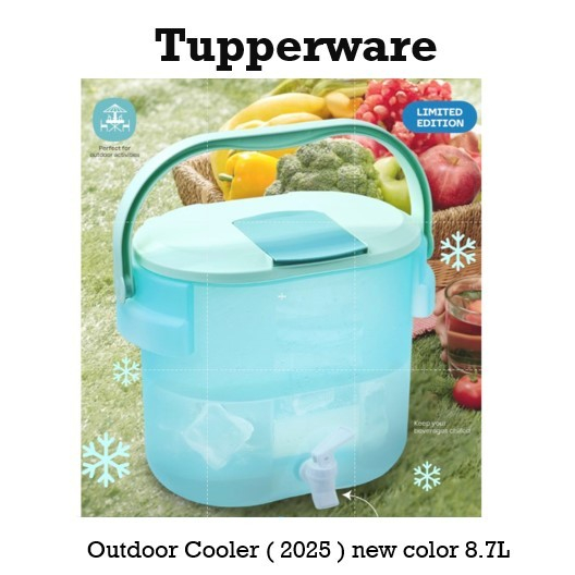 Tupperware Outdoor Cooler 8.7L ## New Color ## | Shopee Malaysia