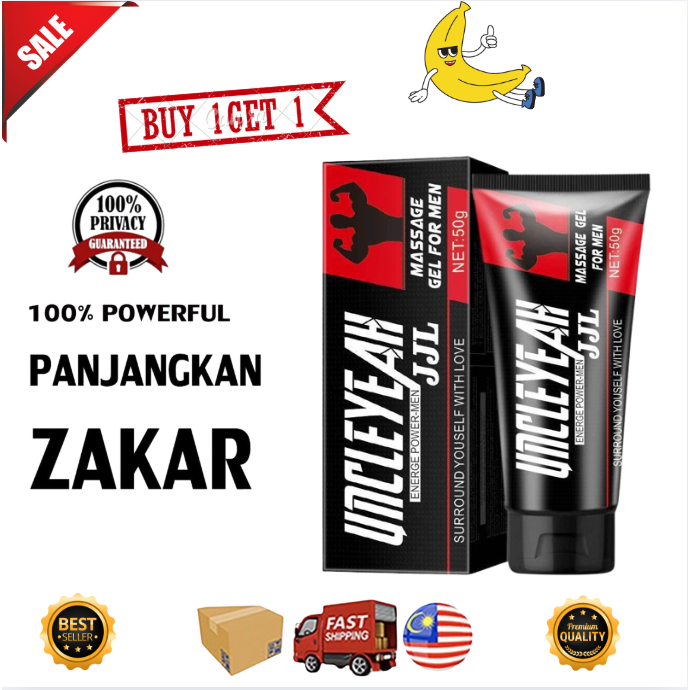 [BUY 1 FREE 1] Uncle Yeah JJL Oils For Men Man Private Massage Oil For ...