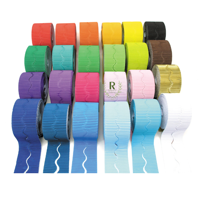 (Ready Stock) Scalloped Decorative Border Roll / Corrugated Border Roll ...