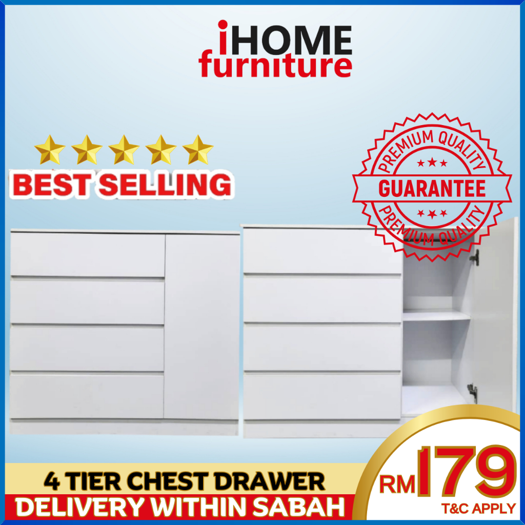 IHOME FURNITURE SABAH🔥READY STOCK🔥Chest Drawer Murah Multipurpose ...