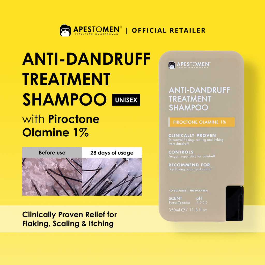 Apestomen Anti-Dandruff Treatment Shampoo 350ml With Piroctone Olamine ...