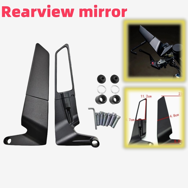 Motorcycle Large Rearview Mirror/side Mirror Kawasaki Ninja 250 300 400 ...