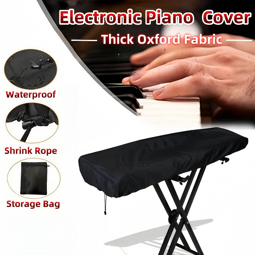 61 Keys Electronic Keyboard Dust Cover Digital Piano Cover Keys ...
