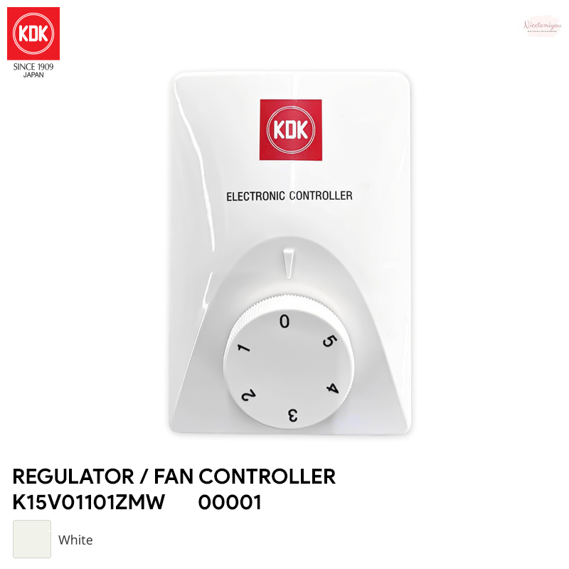 KDK Fan Regulator / Electronic 5-Speed Controller (K15V01101ZMW ...