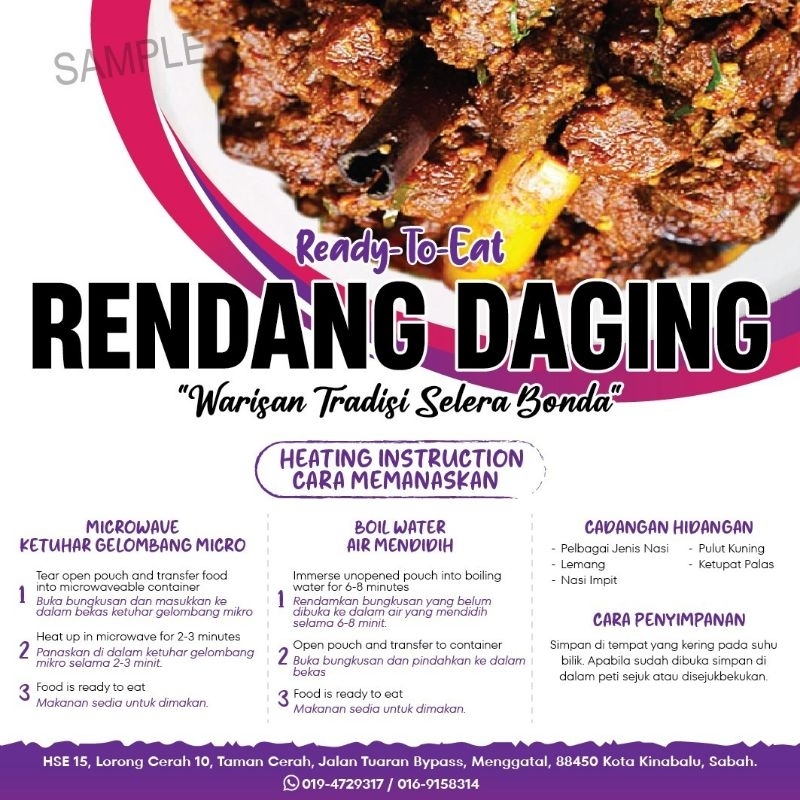 Rendang daging utara sedap | Shopee Malaysia