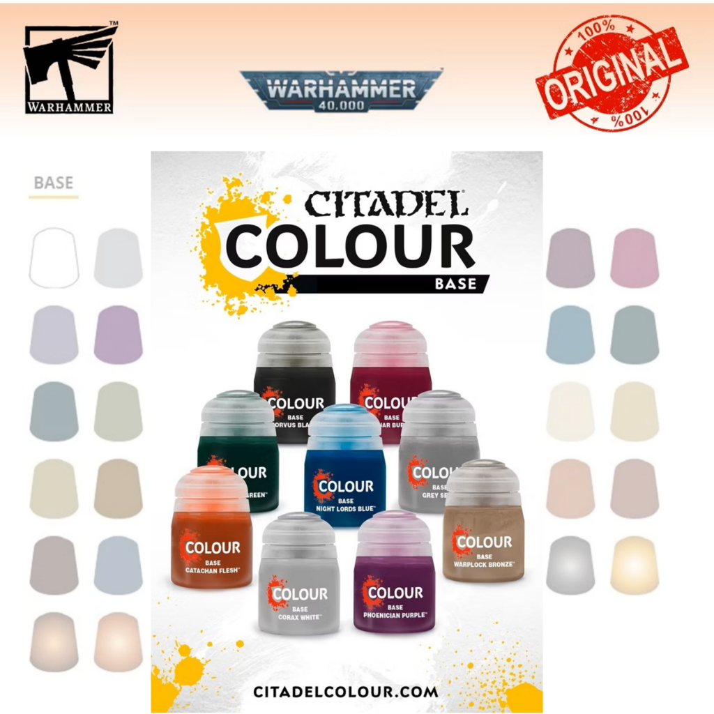 Citadel Colour - The Warhammer Paint - Base Paint 12ml Acrylic ...