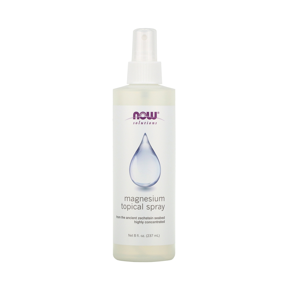NOW Solutions, Magnesium Topical Spray, Highly Concentrated, (237ml ...