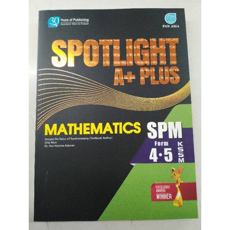 SPOTLIGHT A+PLUS MATHEMATICS SPM FORM 4.5 | Shopee Malaysia