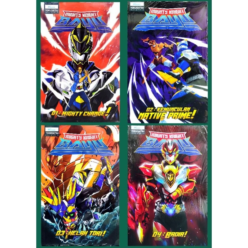 KOMIK MIGHTY KNIGHT BAYU - TOKUSATSU | Shopee Malaysia
