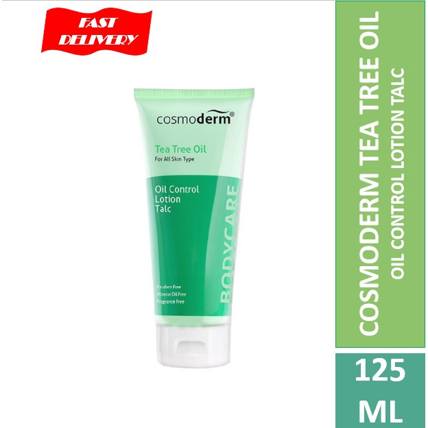 COSMODERM TEA TREE OIL LOTION TALC 125ML ( EXP 08/2025 ) | Shopee Malaysia