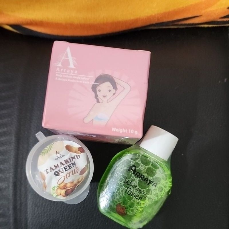 Original Arraya set beauty set toner - ketiak wangi puteh cerah x berbau masam busuk | Shopee ...