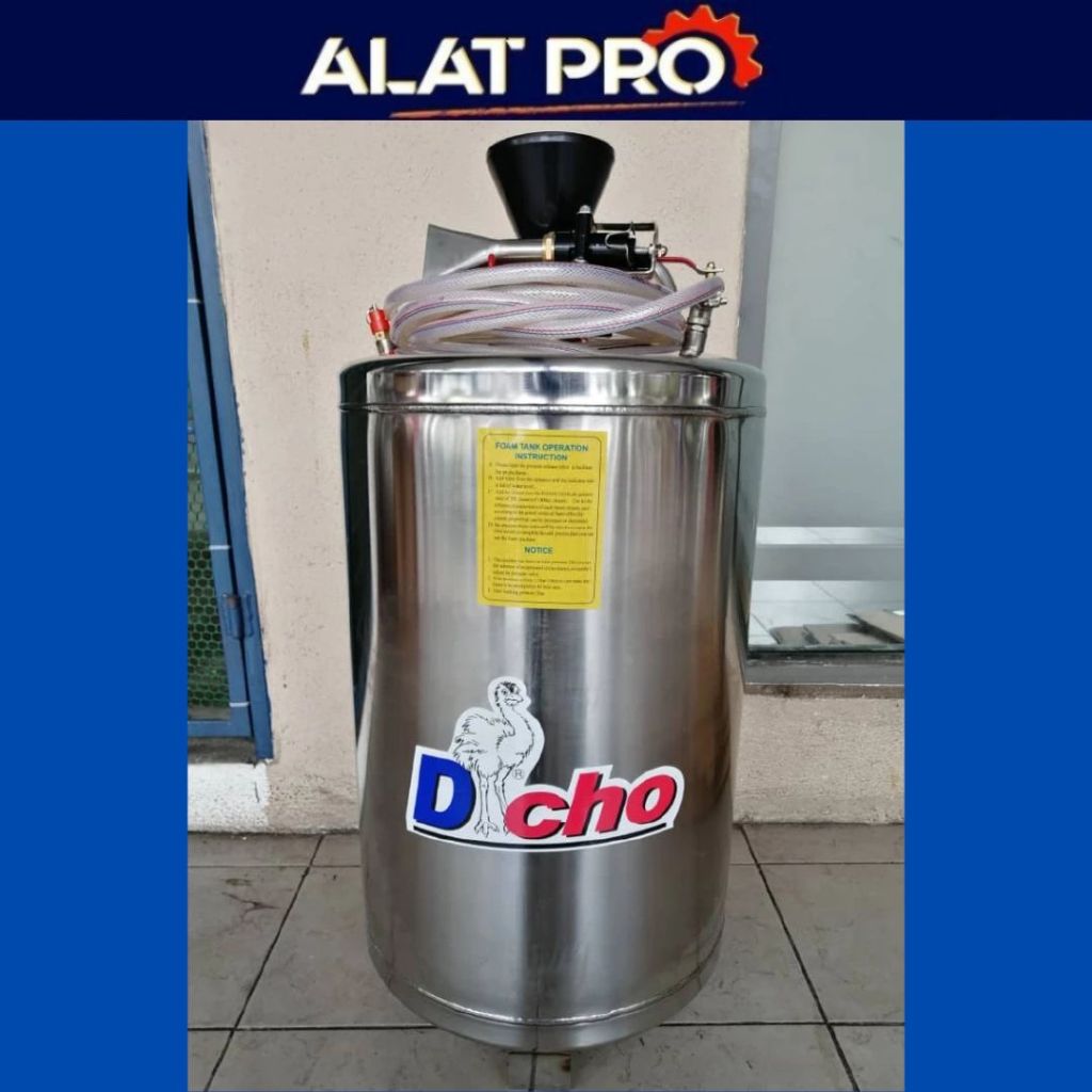 DACHO 80L Stainless Steel Snow Wash Tank Foam for car wash SW80L ...