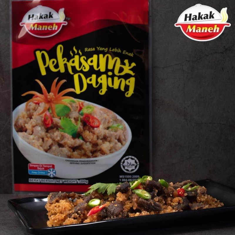 PEKASAM DAGING HAKAK MANEH DAGING SALAI LOMAK CILI API MAK JENNY ...