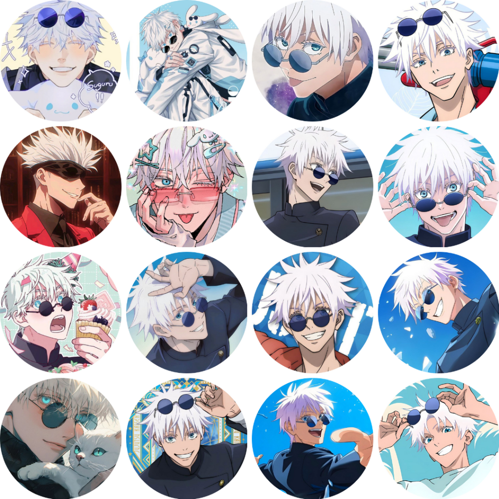 Jujutsu Kaisen Gojo Satoru Part 3 Button Badge 58mm | Shopee Malaysia