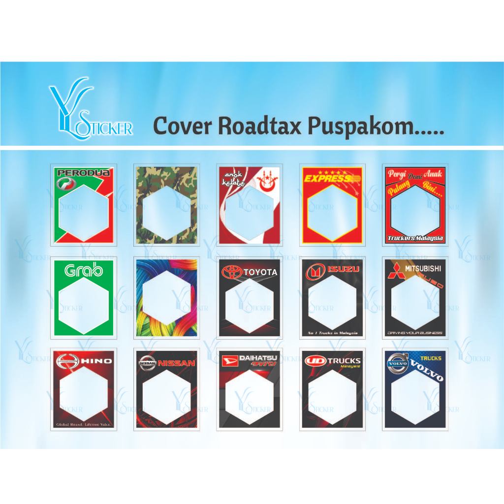 Cover Permit Puspakom Lorry Jenis Sticker | Shopee Malaysia