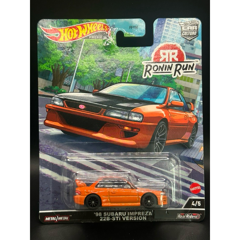 Hot Wheels Car Culture Ronin Run ‘98 Subaru Impreza 22B-STi Version ...