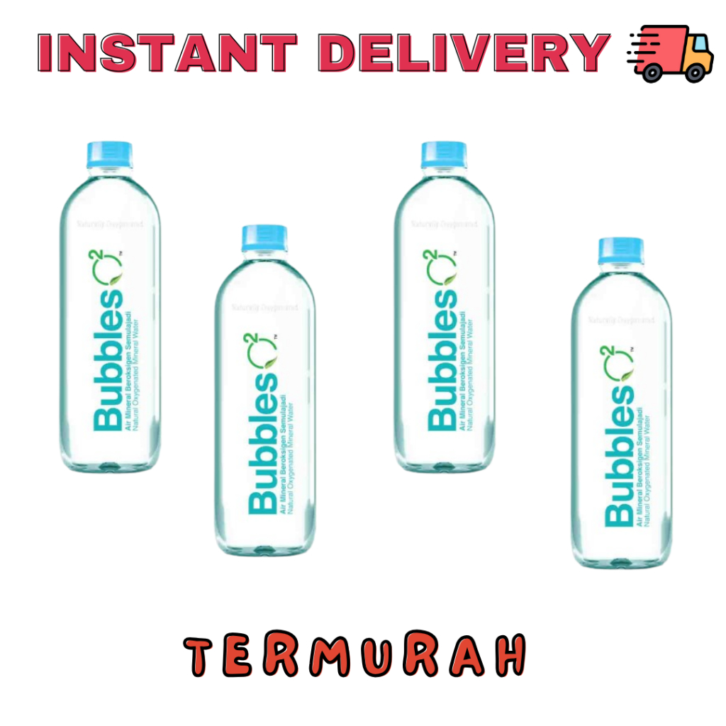BUBBLES O2 (425ml)(BUBBLE 800ML) (OXYGENATED MINERAL WATER) AIR MINERAL ...