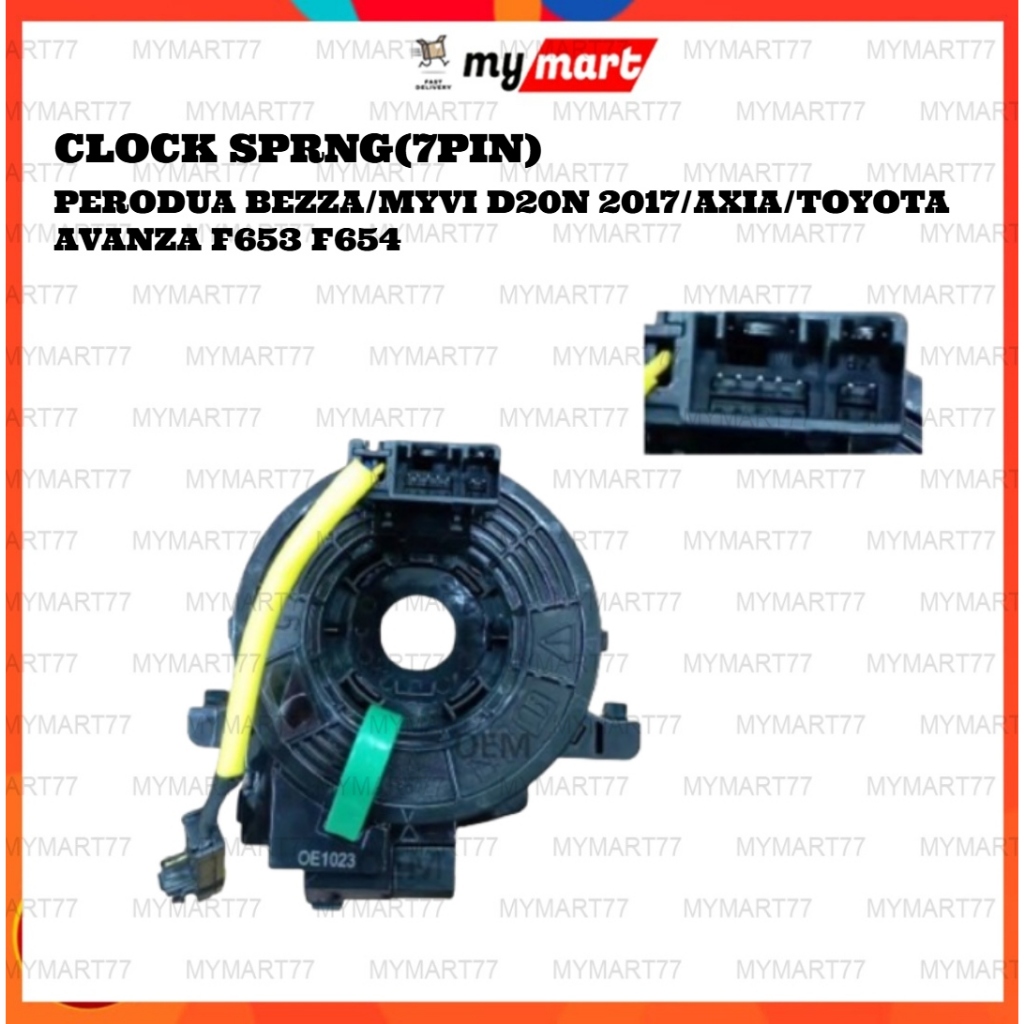 Perodua Bezza Myvi Axia Toyota Avanza Clock Spring Full Spec Spiral ...