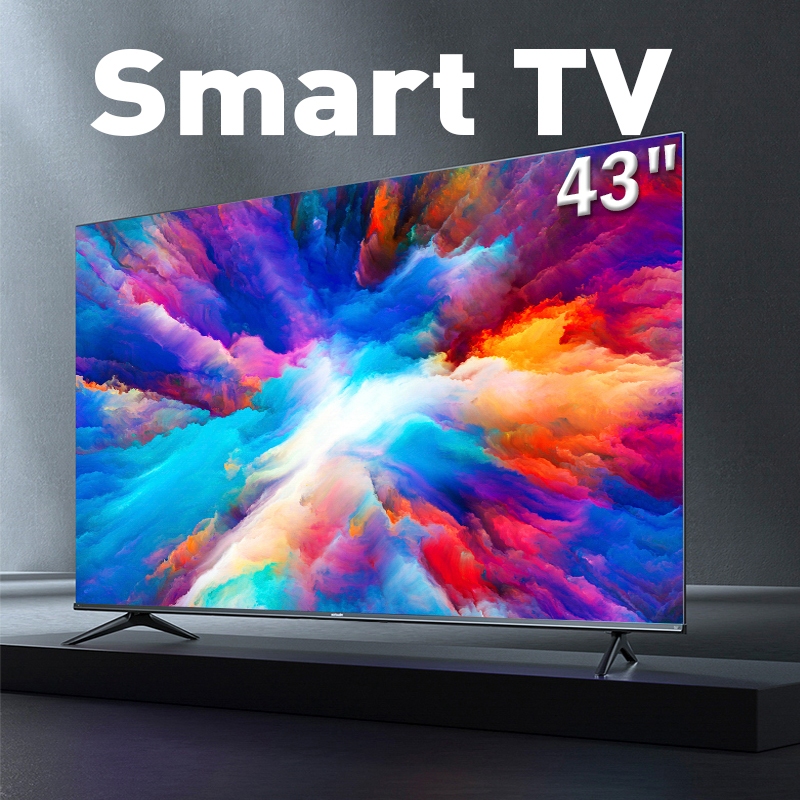 Smart TV 4K UHD Android TV 43 Inch TV LED Android 12.0 WIFI TV Murah ...