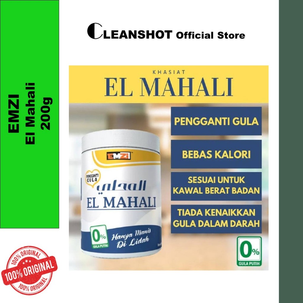 Emzi El Mahali Pengganti Gula 200g | Shopee Malaysia