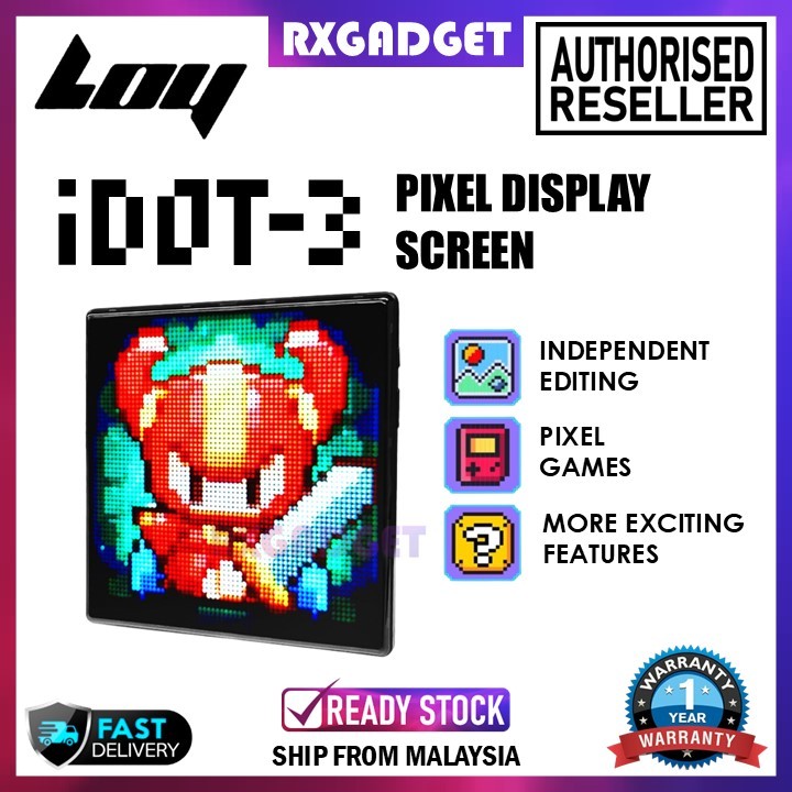 LOY iDot-3 Smart LED Panel DIY Pixel Art RGB Bluetooth Connectivity Fun ...